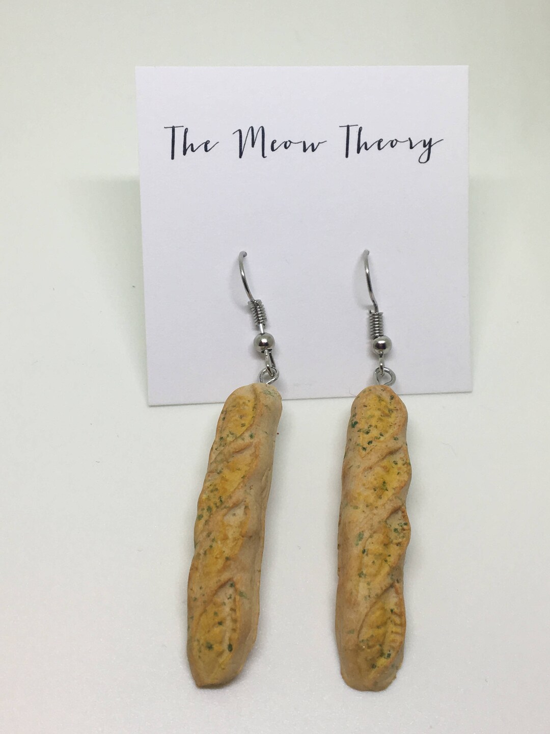 Garlic Butter Toast Bread Baguette Dangle Polymer Clay Earrings - Etsy