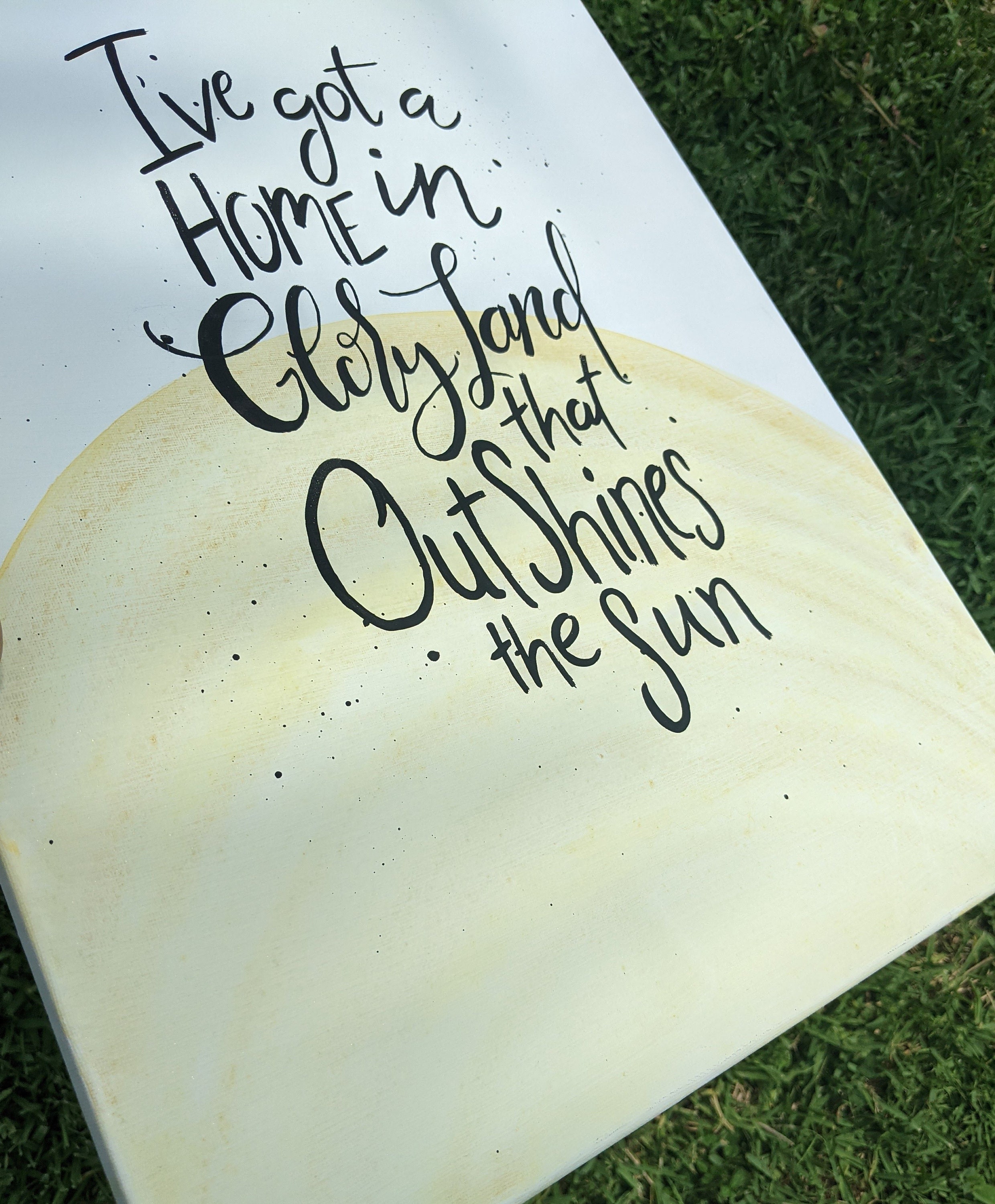 Glory Land // Christian Wall Art // Inspriational Wall Art - Etsy