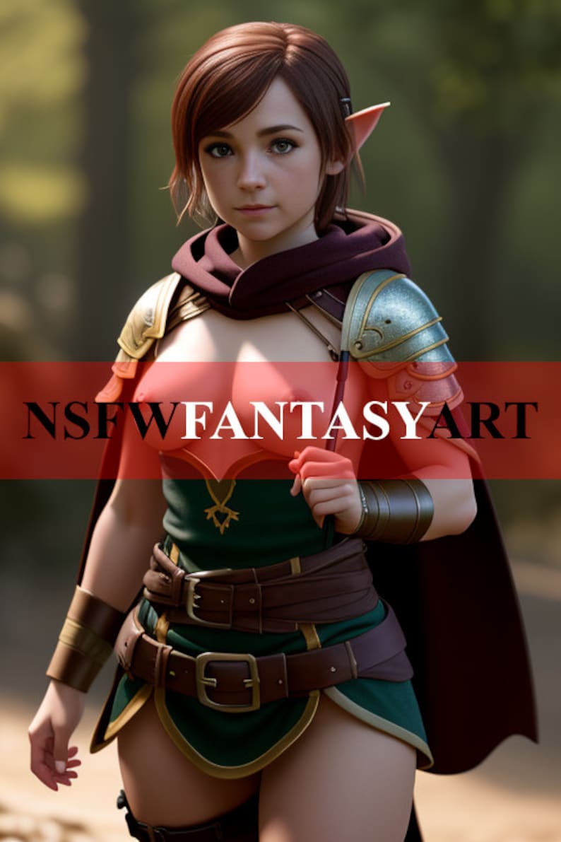 NSFW Fantasy Halfling / Halflings 50 Stunning High Res Erotic Portraits Instant Download ...
