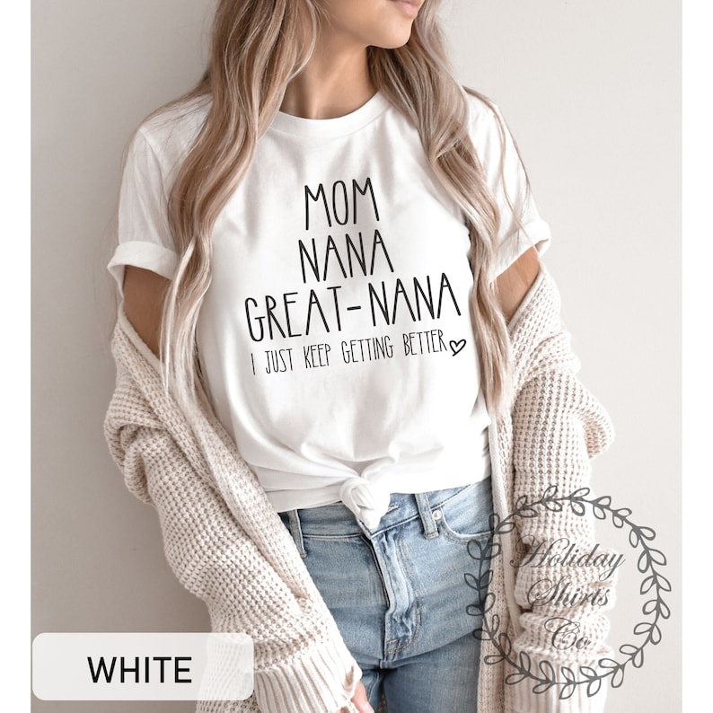 Gift for Nana Great Nana Great Nana Shirt Pregnancy - Etsy
