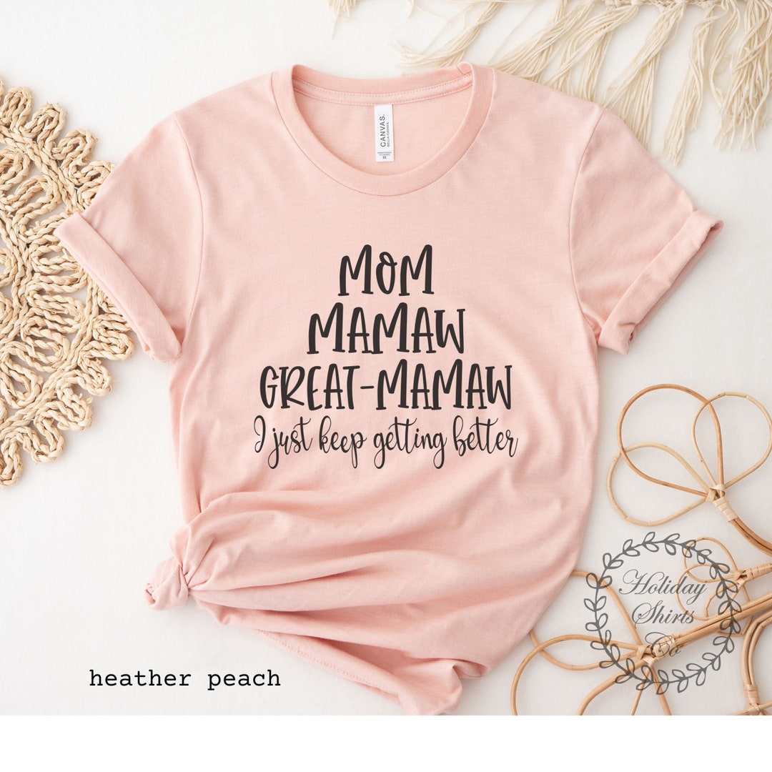 Gift for Mamaw, Great Mamaw Shirt, Pregnancy Announcement, Gift for ...
