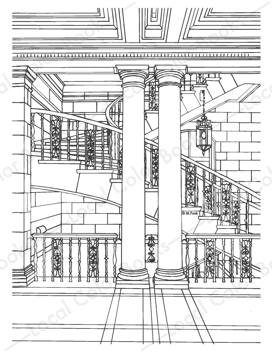 George Latimer Central Library - Color Saint Paul - Printable Instant ...