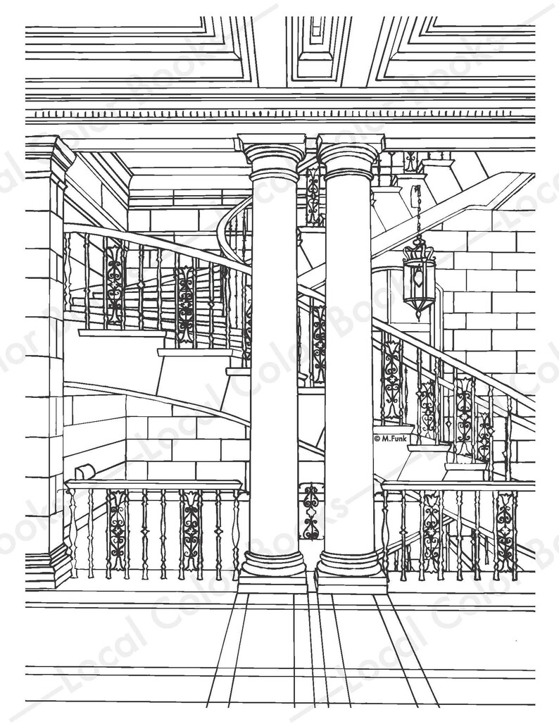 George Latimer Central Library - Color Saint Paul - Printable Instant ...