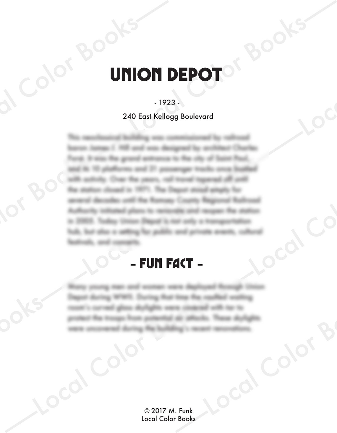 Union Depot - Color Saint Paul - Printable Instant Digital Download ...