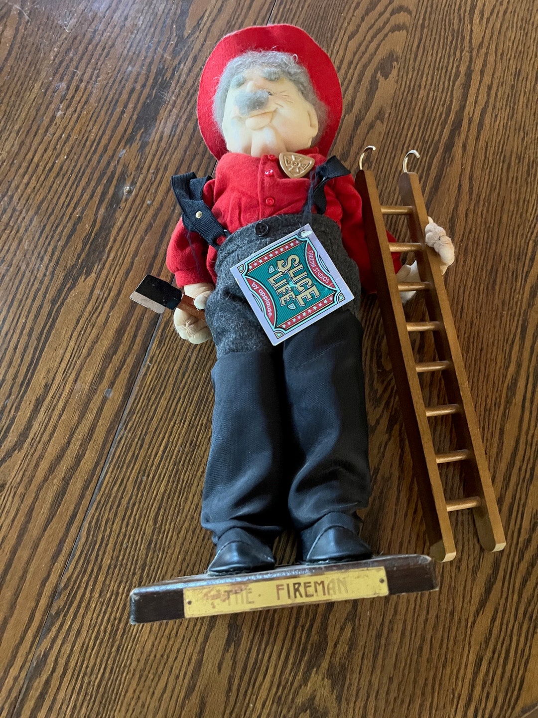 The Fireman Doll From Cadena Studios & Applause Slice of Life Series 1986 18" Tall - Etsy