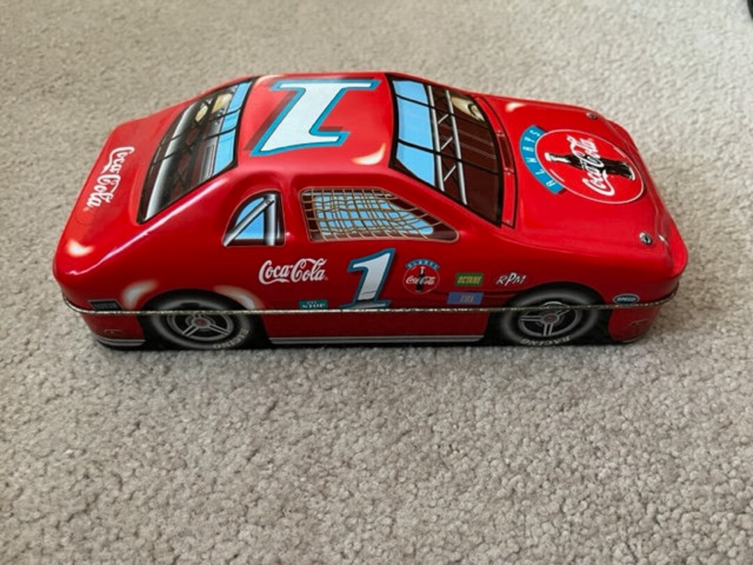 Nascar Race Car #1 Tin 1998 Always Coca Cola Rare Tin Box - Etsy