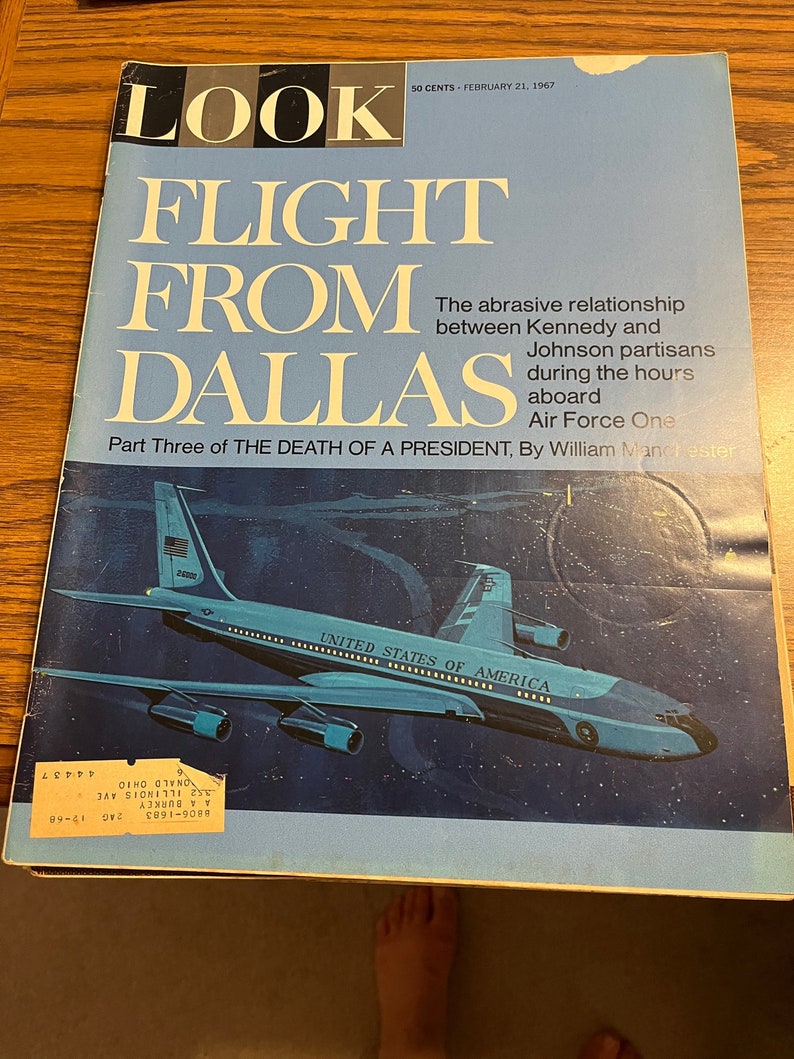 JFK Memorial Issue, Day JFK Died, JFK Memorial Book, Flight From Dallas ...