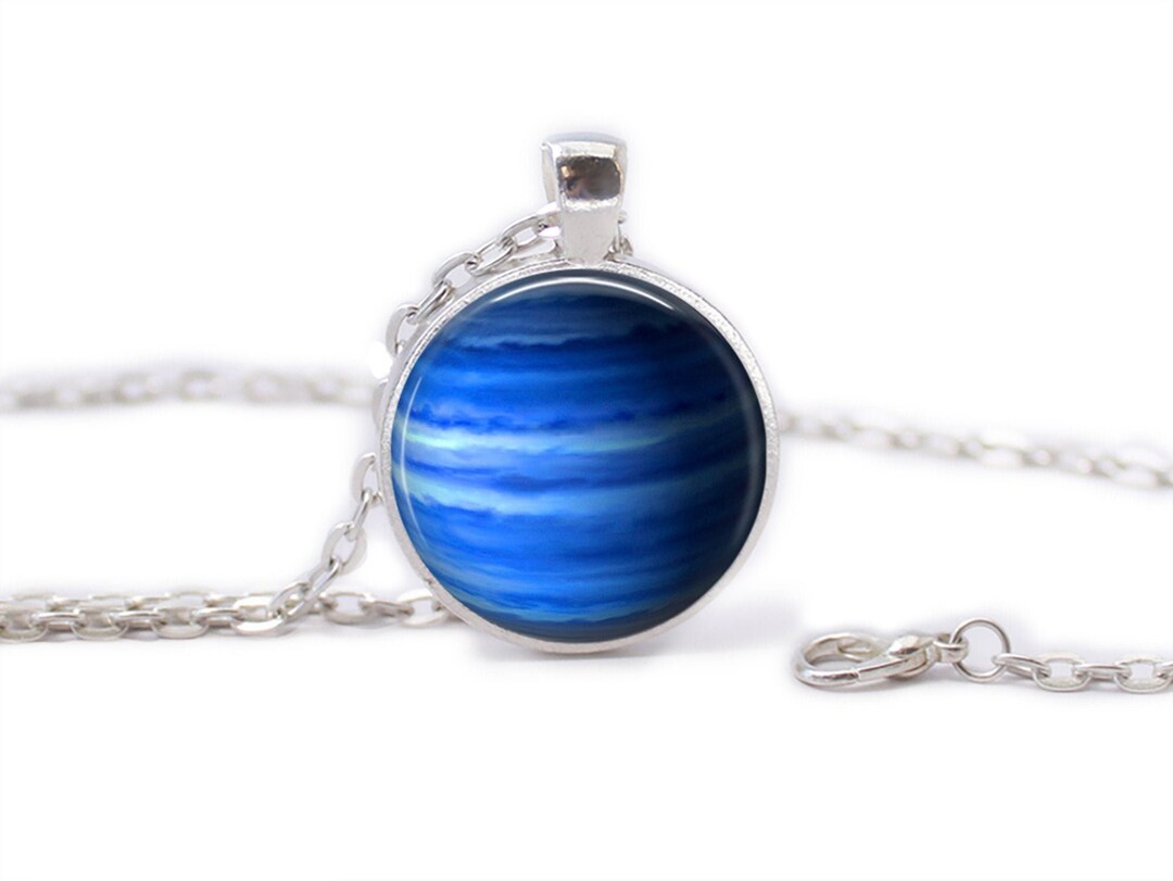 Uranus Necklace Uranus Pendant Planet Necklace Planet Pendant Galaxy ...
