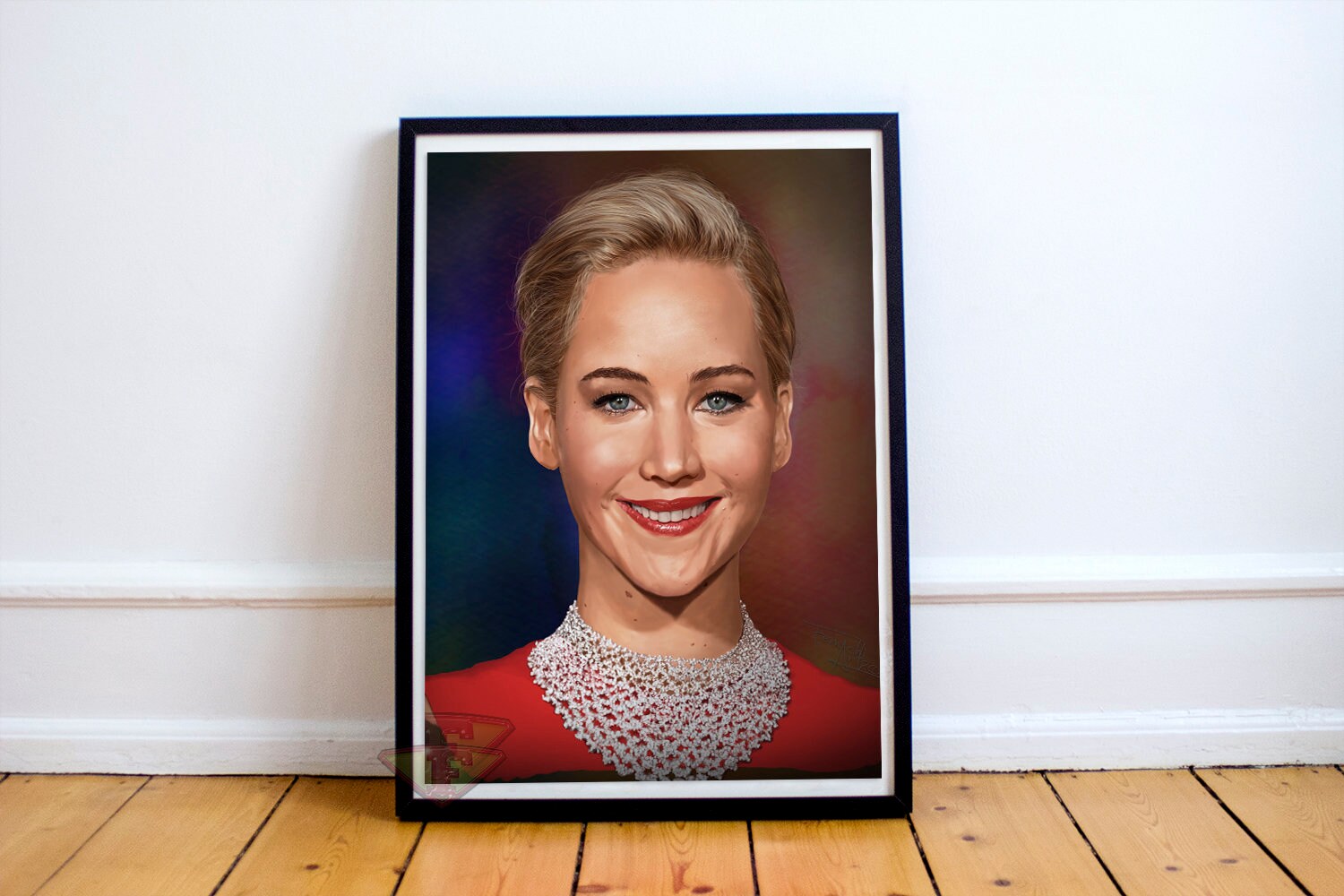 Jennifer Lawrence, Fan Art, Digital Art, Celebrity Painting, Poster ...