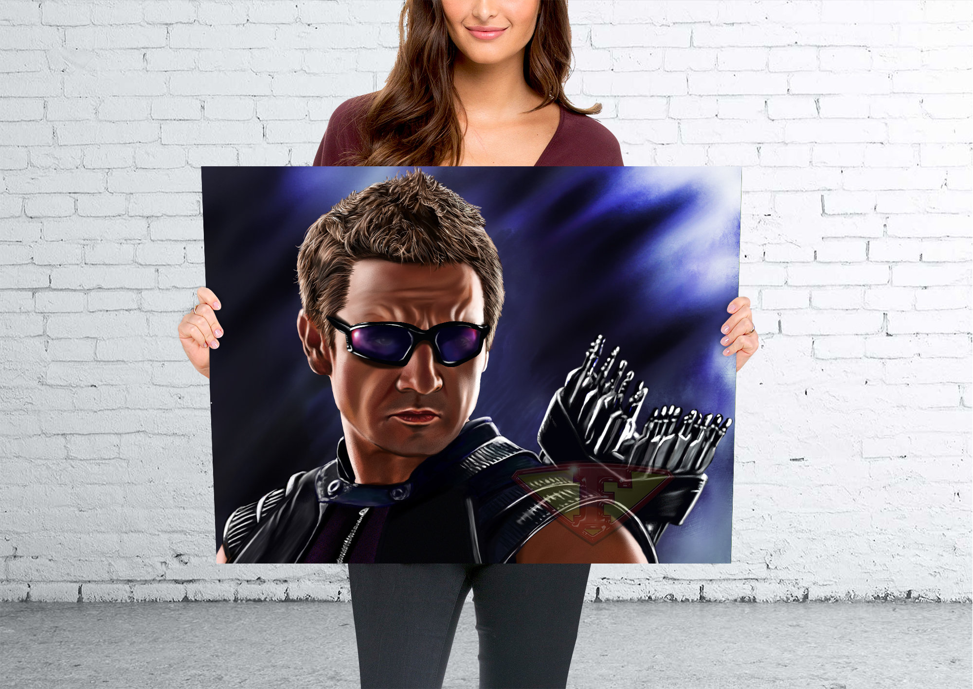 Hawkeye Drawing, Clint Barton, Jeremy Renner Digital Art, Superhero ...