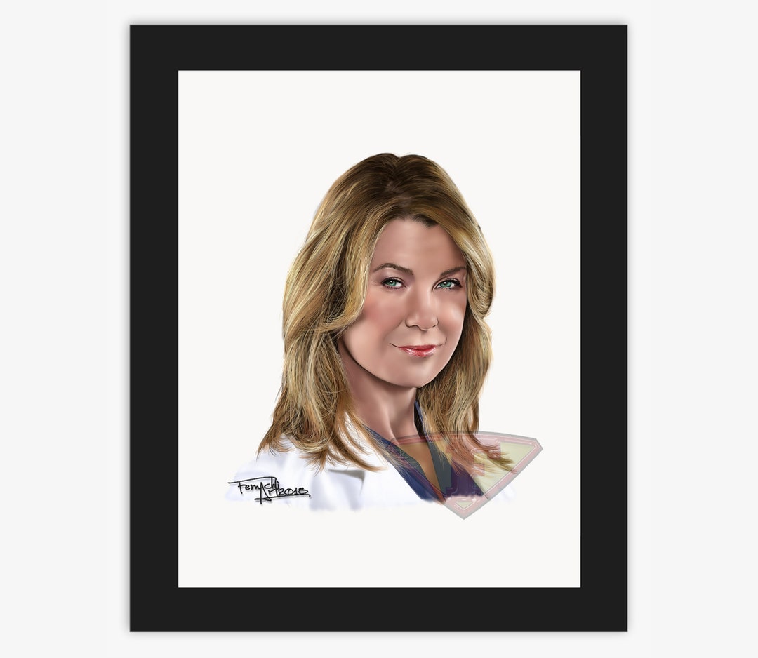Meredith Grey Art Print: Grey's Anatomy TV Show (digital Download) - Etsy