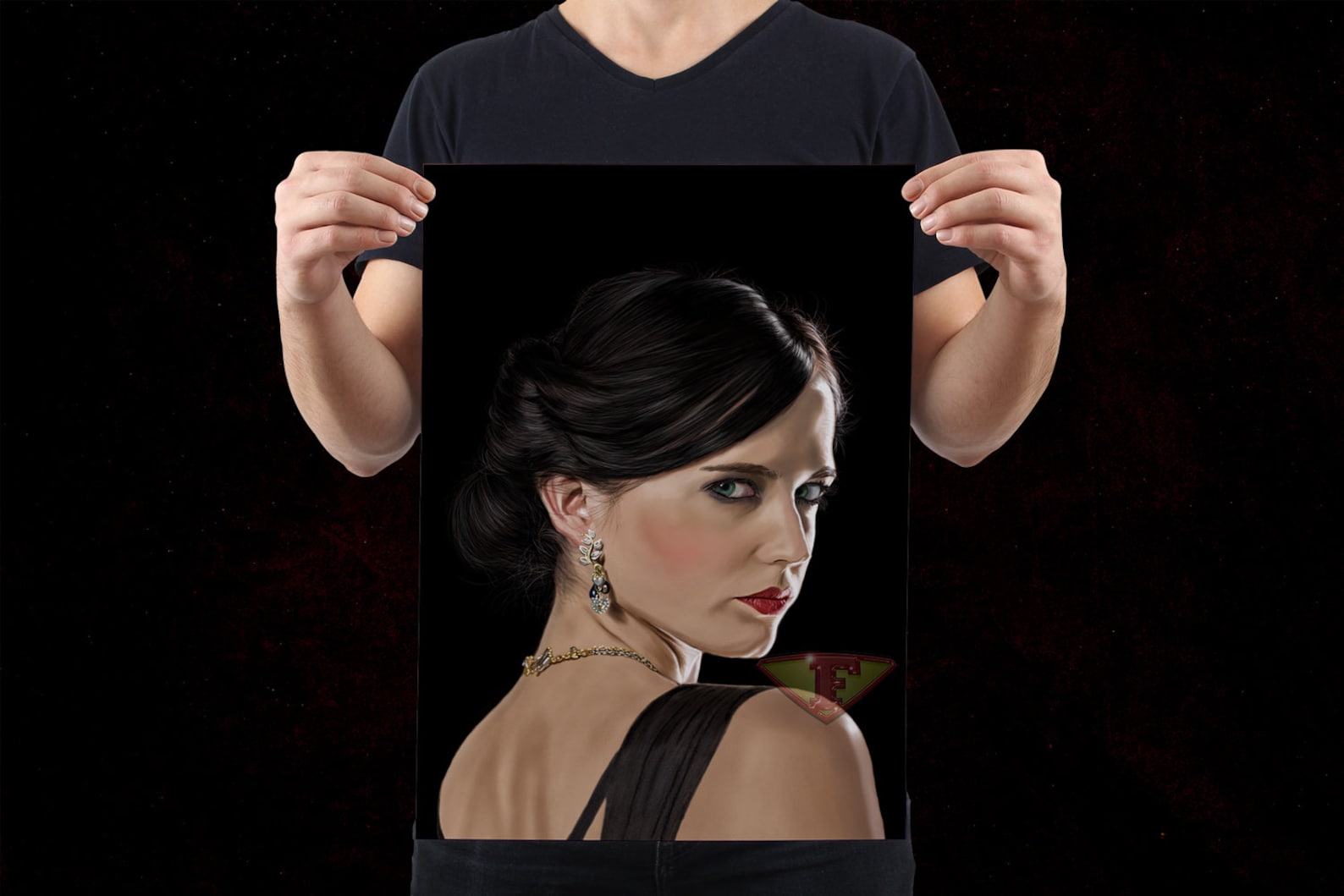 Vesper Lynd, Casino Royale, Eva Green, Digital Art, Celebrity Painting ...