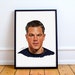 Matt Damon, Drawing, Digital Art, Fan Art, Celebrity Painting, Poster ...