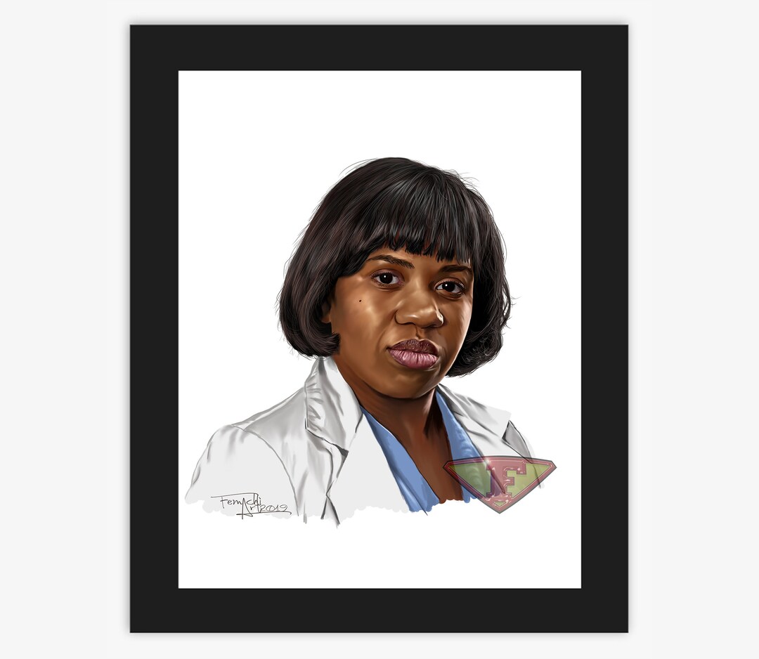 Dr Miranda Bailey, Chandra Wilson, Grey's Anatomy Drawing, Digital Art ...