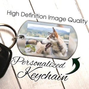 Custom Dog Keychain : Personalized Keychain Free Shipping, Use Any