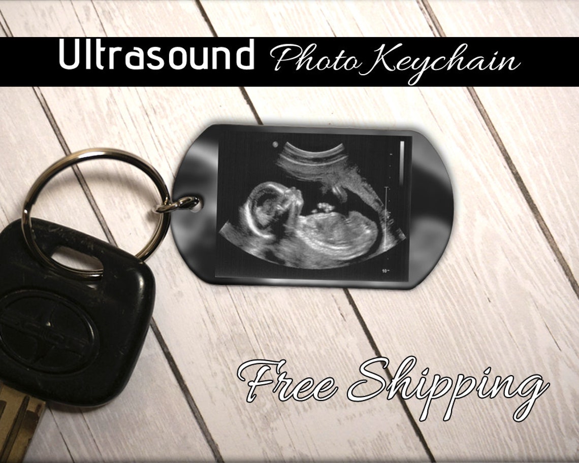 1 Sonogram ultrasound keychain : Fathers Day Gift Gift | Etsy
