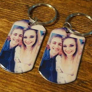 2 Keychains Use YOUR Photos, Photo Key Chain, Custom Keychain Photo ...