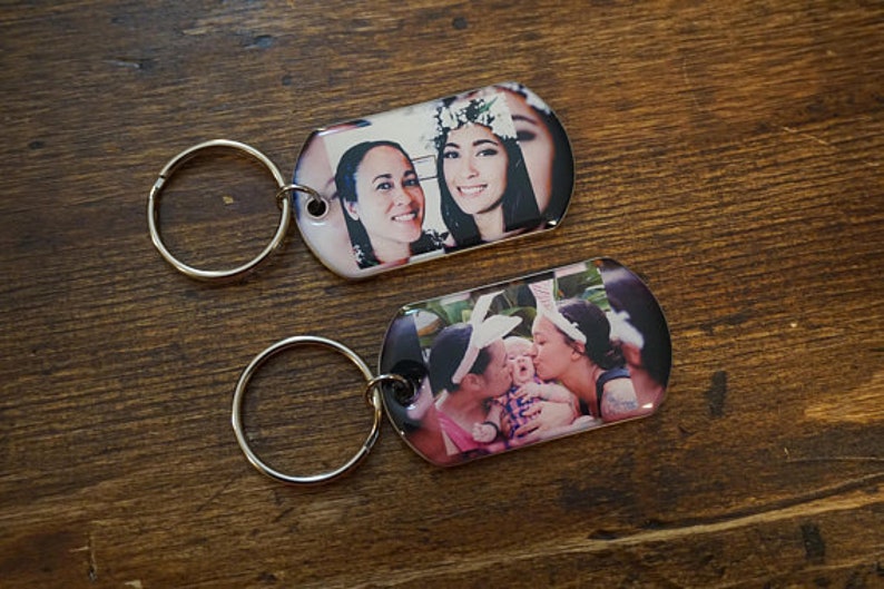 Personalized Keychain Photo Keychain Key Chain Couples - Etsy