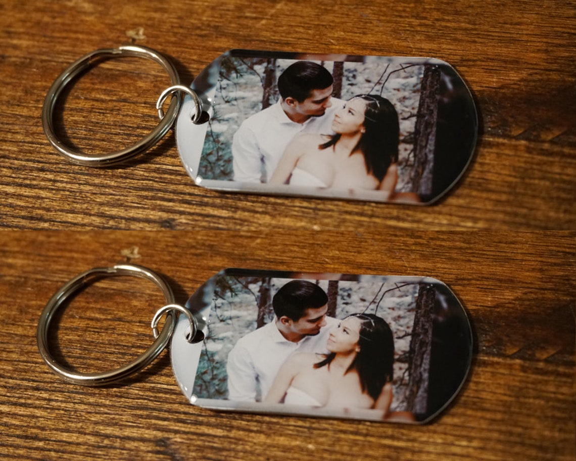 2 Couples Keychains FREE SHIPPING Custom Picture Key Chain | Etsy
