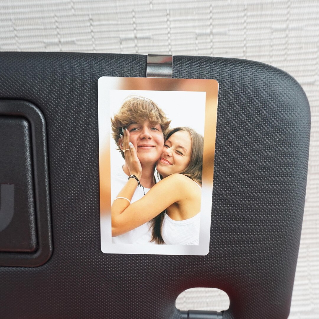 Custom Photo Car Visor Clip - Full Color Printed on Metal! Custom Sun ...