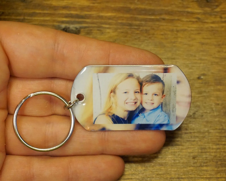 Photo Keychain Picture Keychain Custom Key Chain Photo - Etsy