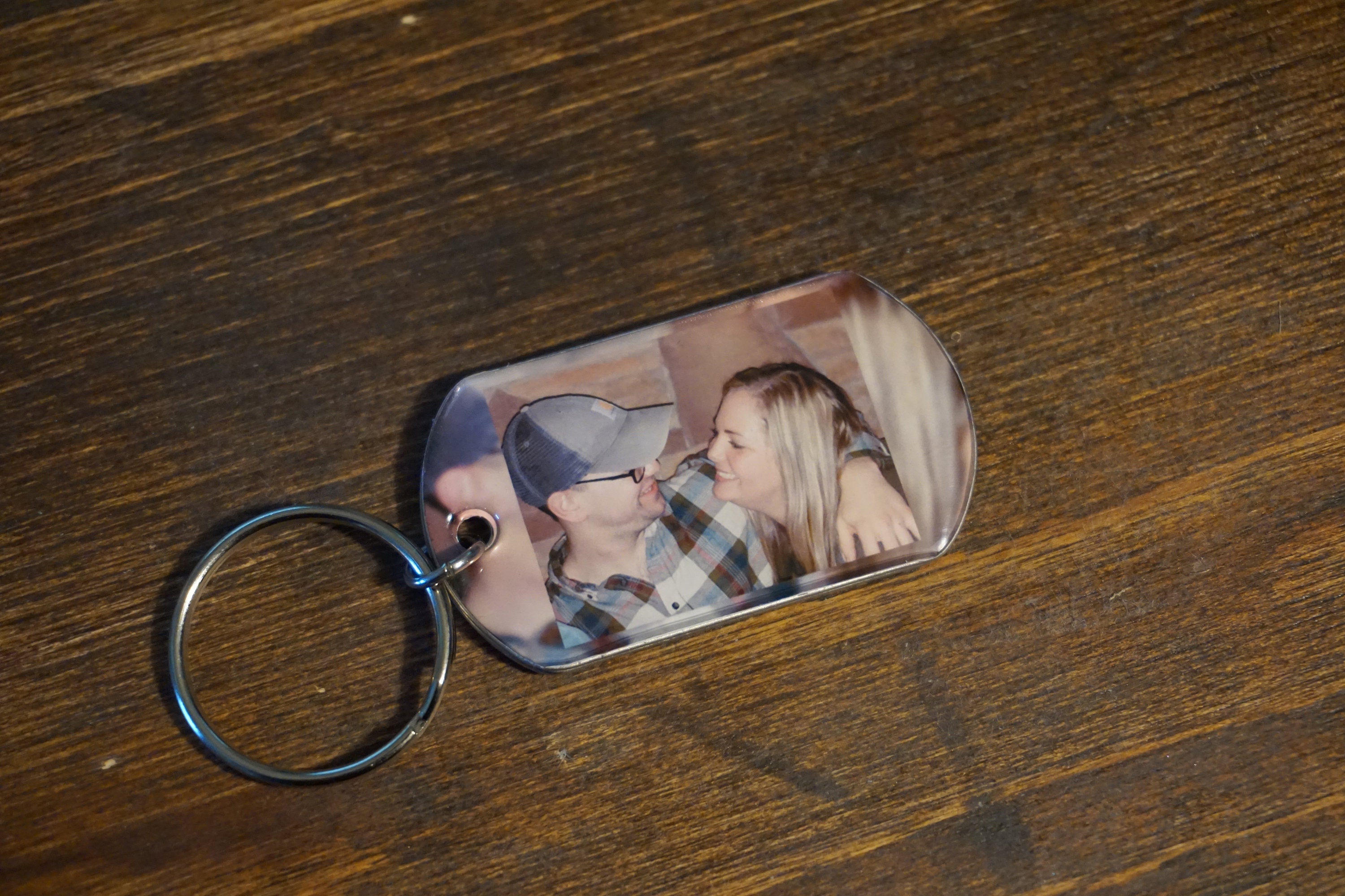 Custom Photo Keychain FREE SHIPPING. Anniversary Gifts for | Etsy