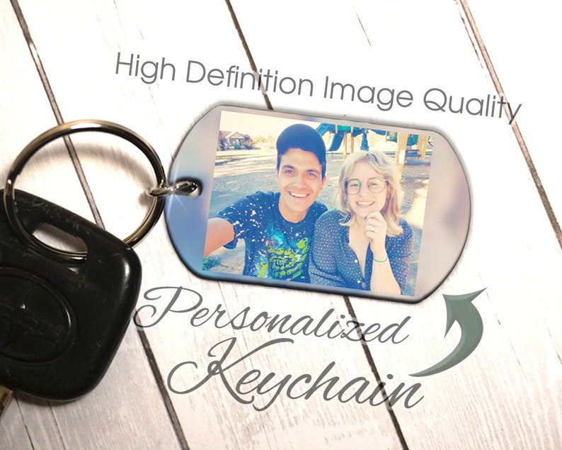 Photo Keychain - Long Distance Relationship Gift for Boyfriend - Etsy