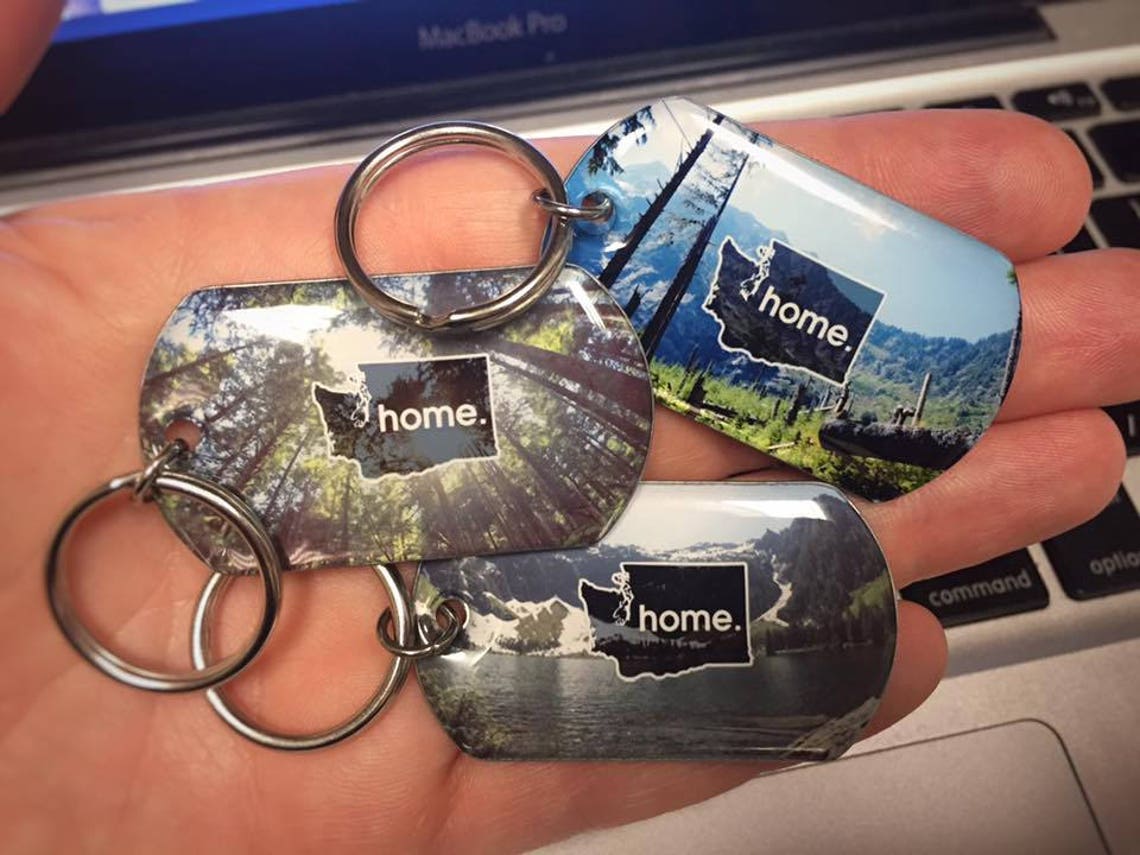 1 Custom Photo Keychain Use YOUR Photo Photo Key Chain - Etsy