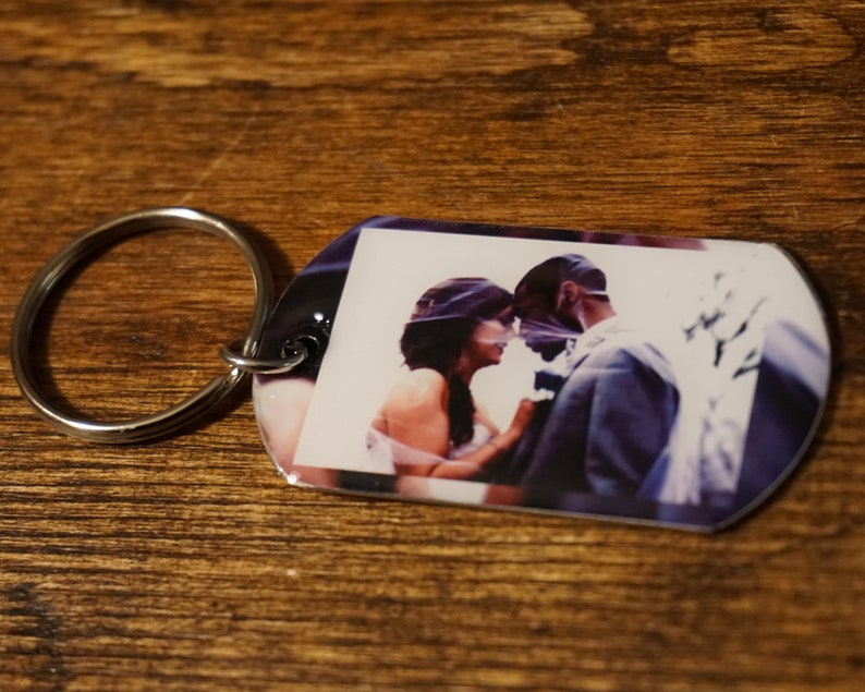 1 Custom Photo Keychain Use YOUR Photo Photo Key Chain | Etsy