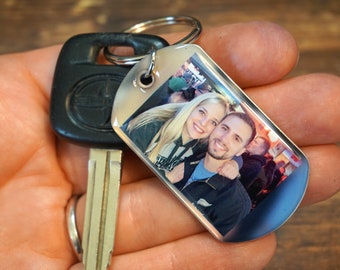 Husband Keychain Keychains Put Any Picture on These | Etsy
