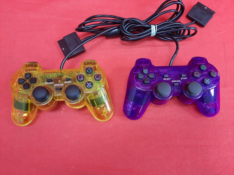 Sony Playstation 2 PS2 Fat Console Black With Two Controllers and Memory Card - Etsy