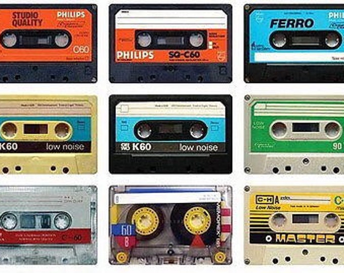 Lot of 50 Random Audio Tapes Cassettes Great for Projects - Etsy