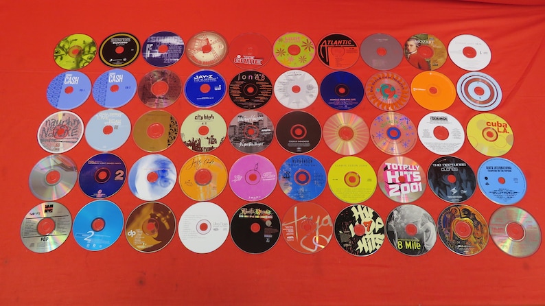 Lot of 50 Random Audio Cds Rap Country Rock All Full Albums - Etsy