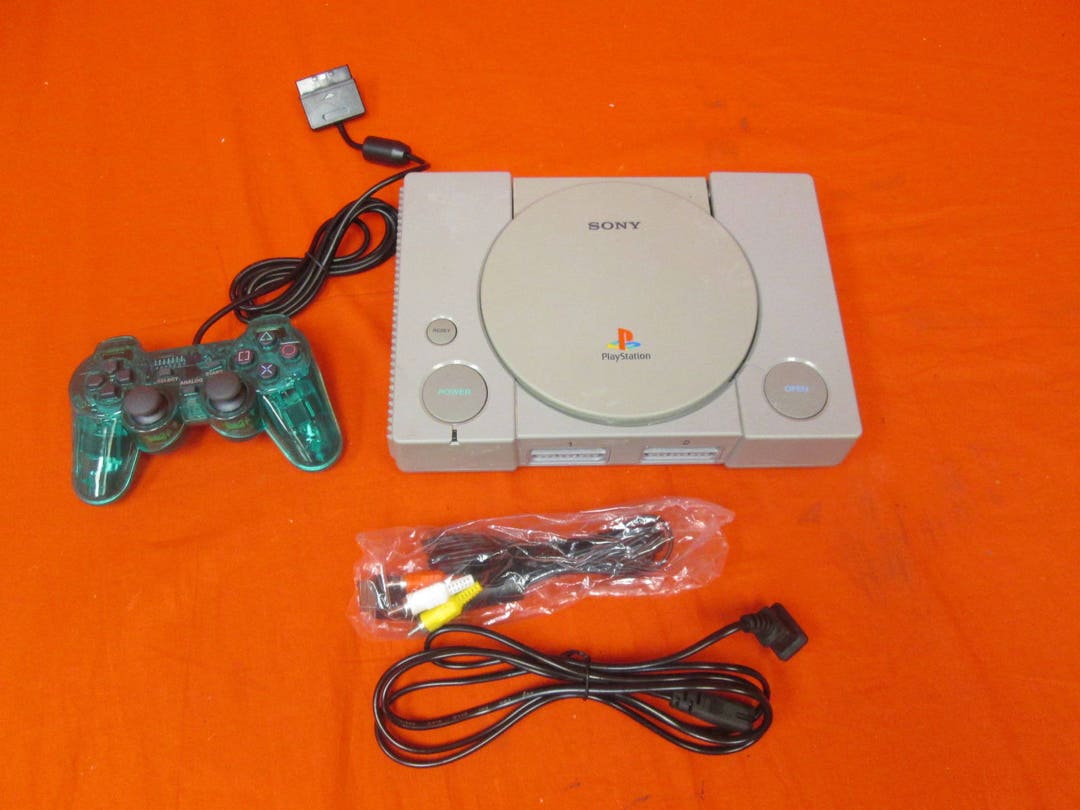 Playstation PS1 System Video Game Console - RETRO VINTAGE GAMING - Etsy