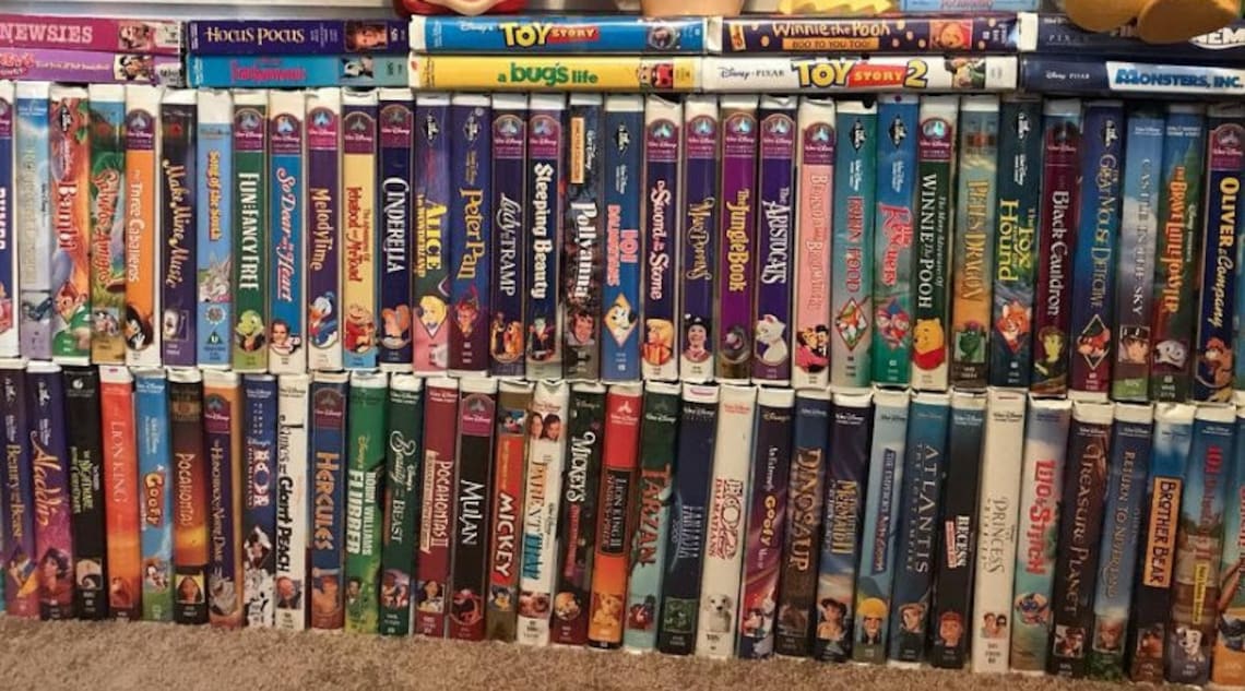 Lot of 40 Random Tapes on VHS Great for Art Projects and - Etsy