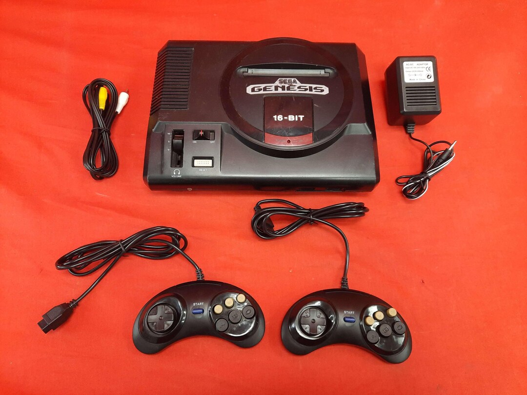 Sega Genesis Model 1 With Two Controllers - Etsy