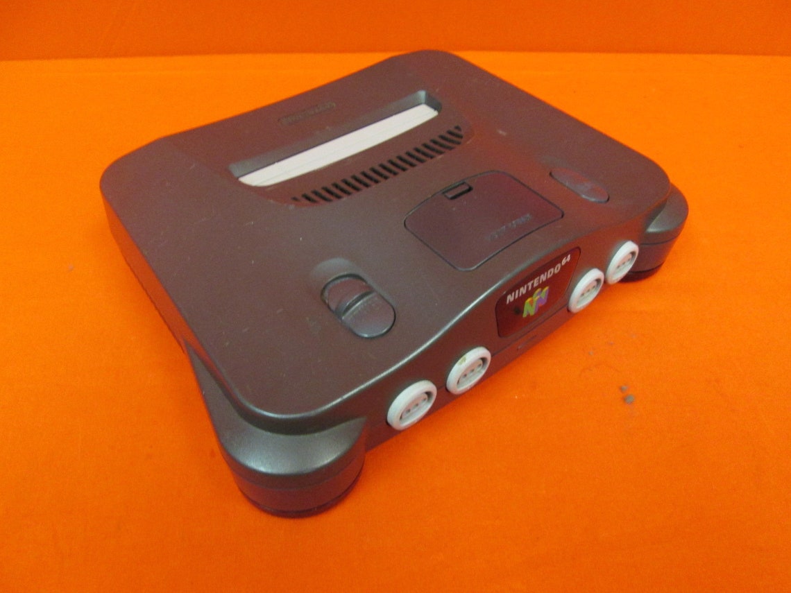 Nintendo 64 System Video Game Console With 4 Controllers | Etsy