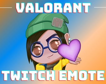 Valorant Jett Love Heart Twitch Emote - Etsy