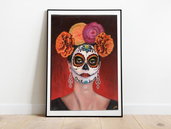 Catrina Painting Catrina Art Print Home Decor Gift Poster - Etsy