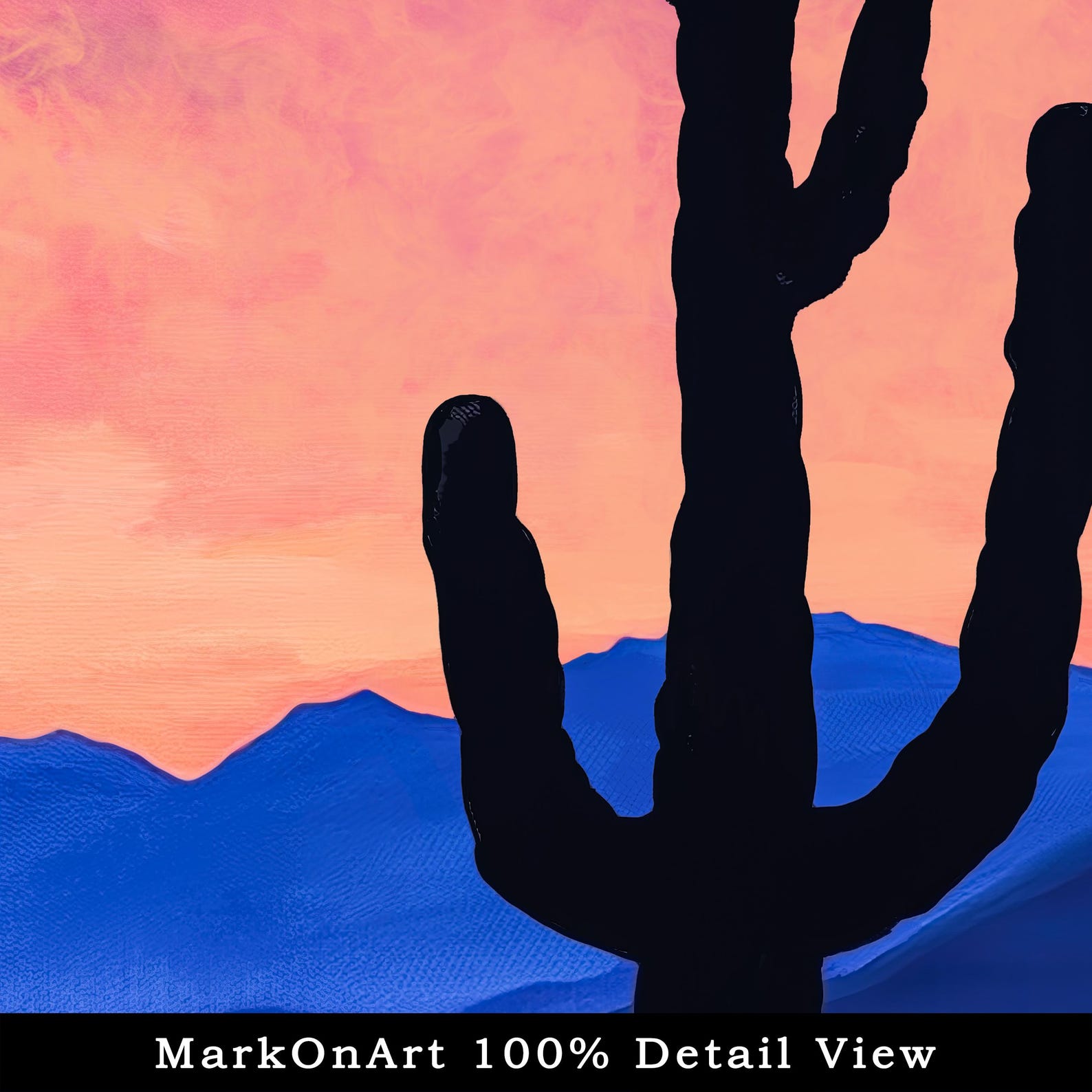 Saguaro Cactus Print Sonoran Desert Poster Sunset Desert Wall Art - Etsy
