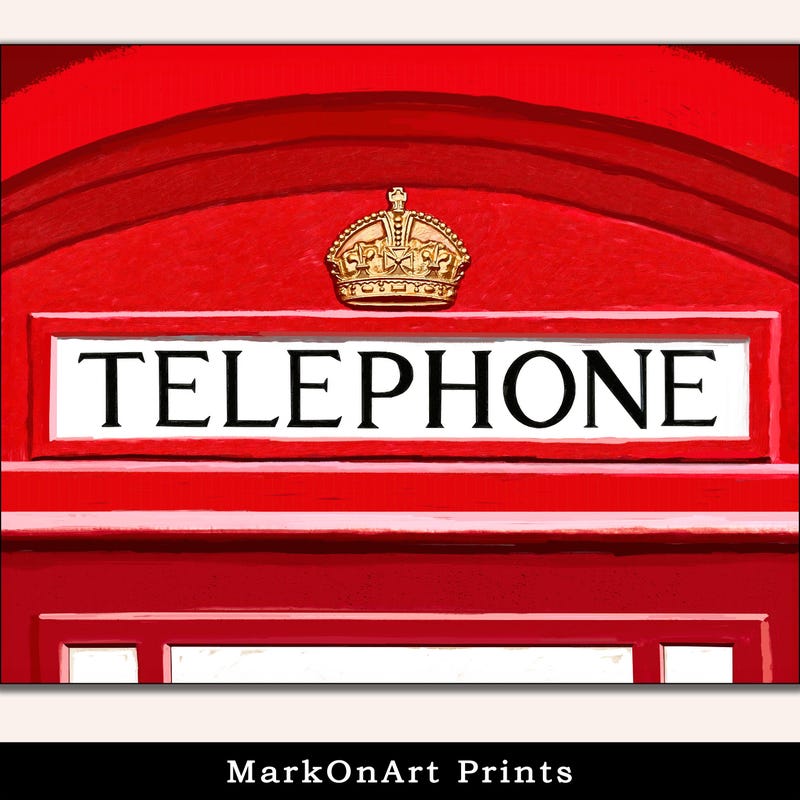 Telephone Print - Etsy