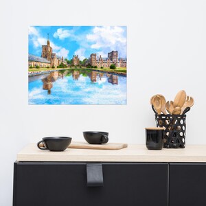 Berry College Print - Historic Ford Buildings Wall Decor - North ...