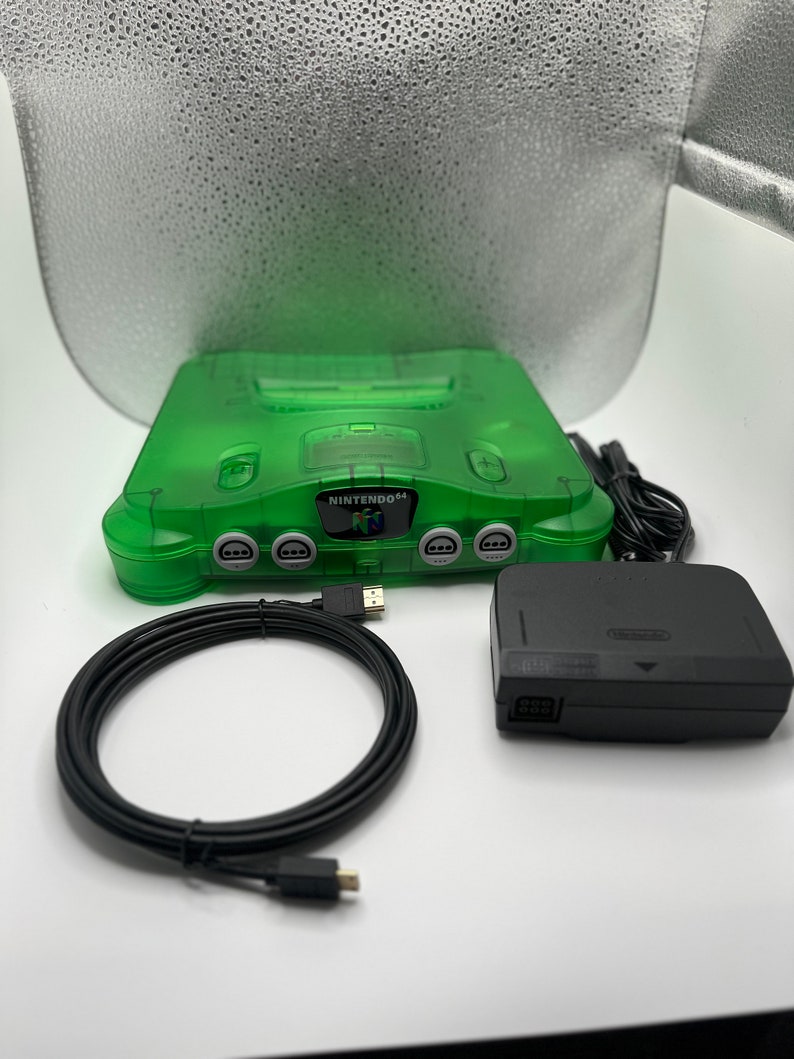 64HD Nintendo 64 HDMI Jungle Green Translucent Console - Etsy
