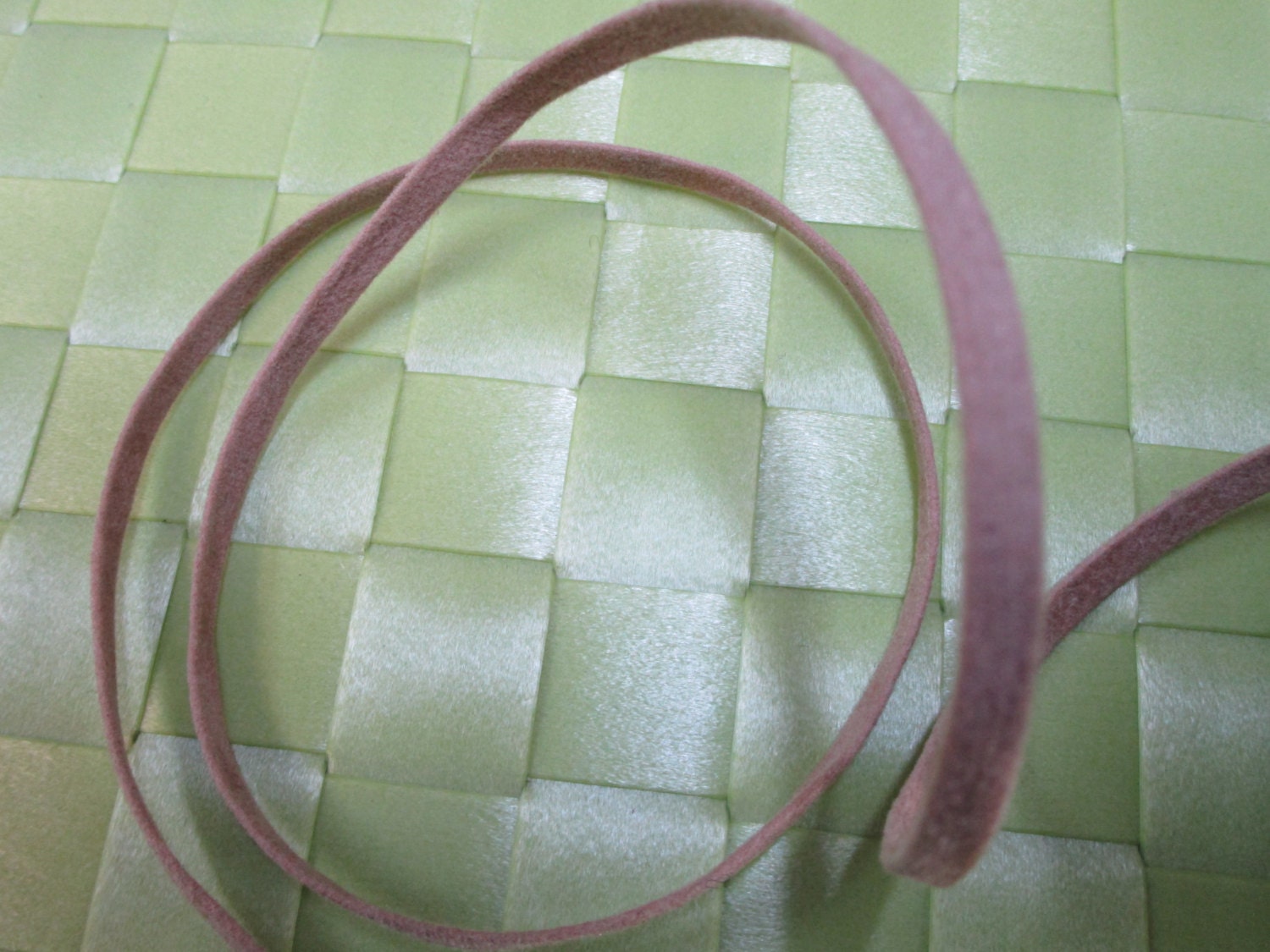 10 Yards in 1/4" Width in Beige Color Suede Trim for Your Fashion ...