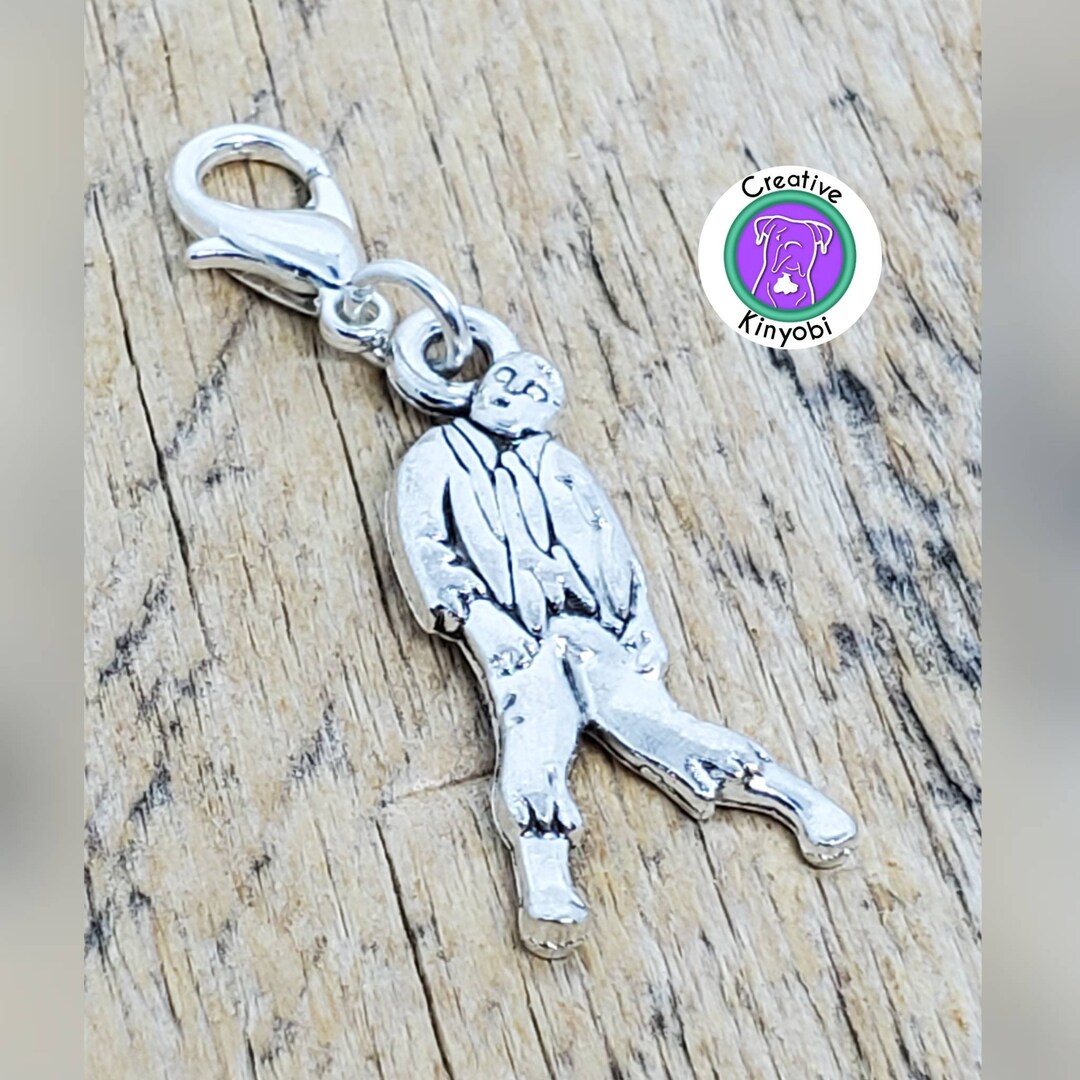 Zombie Charm, Halloween Zipper Charm Charm, Monster Charm With Clasp ...