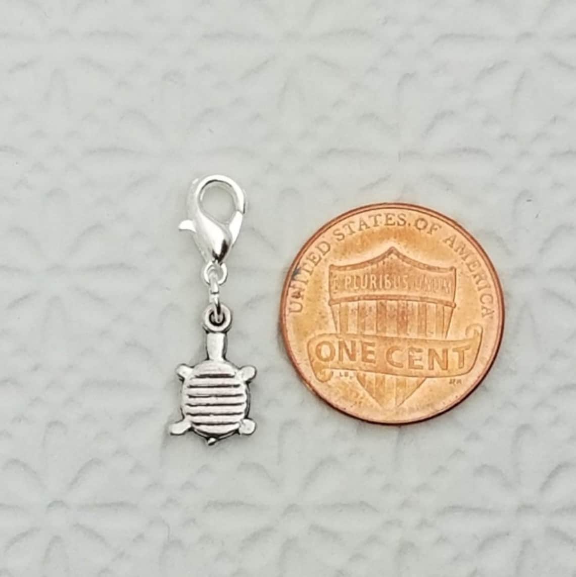 Tiny Turtle Charm 3D Baby Turtle Bracelet Charm 3D Turtle | Etsy