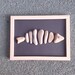 Pebble Art, Fish, Fishbone, Rock Art, Pebble Wall Decor, Handmade Rocks ...