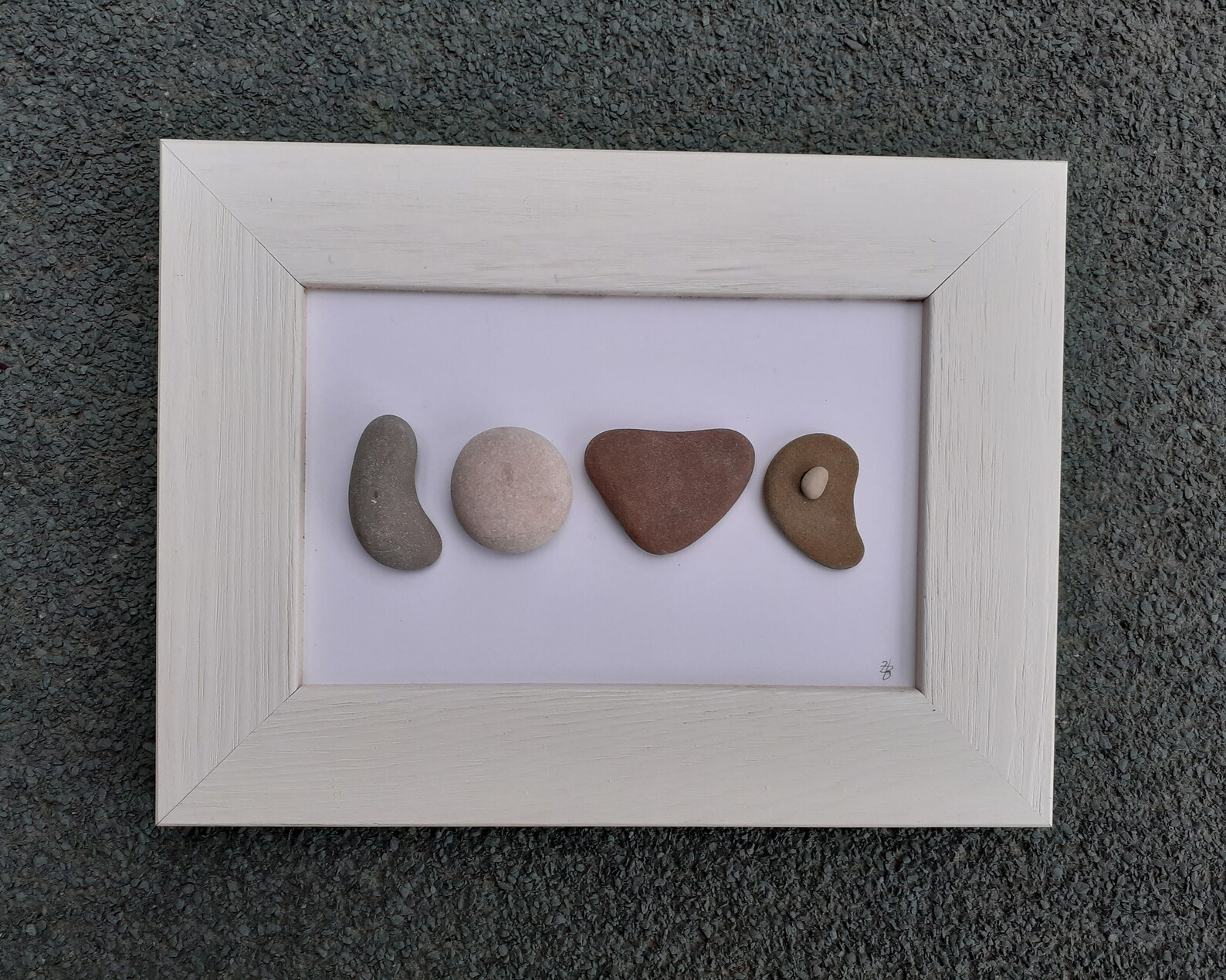 Pebble Art LOVE, Wall Decor, Pebbles Art, Pebble Picture, Rock Art ...
