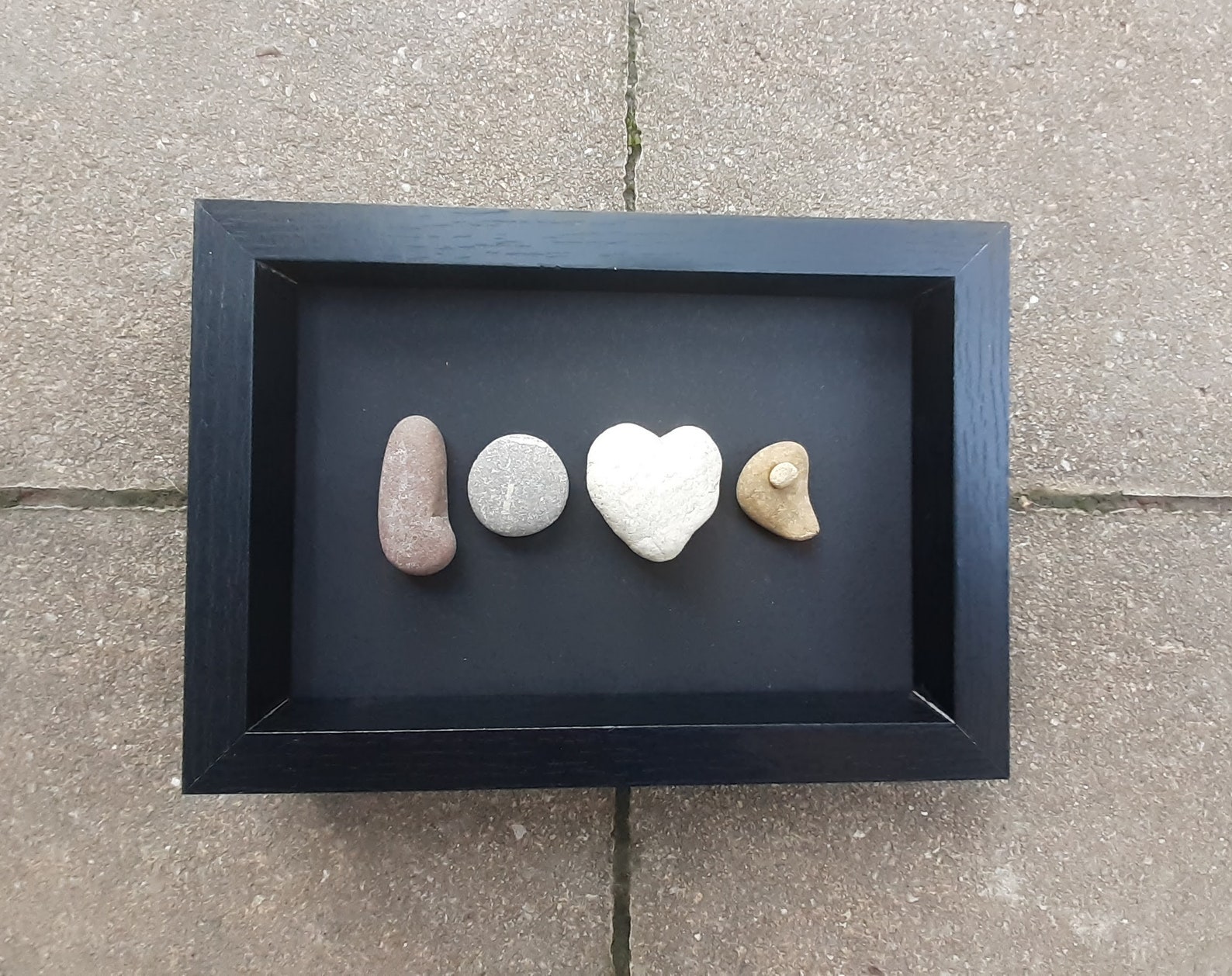 Pebble Art - LOVE, Wall Decor, Pebbles Art, Pebble Picture, Rock Art ...