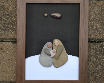 Rock Art Nativity - Etsy